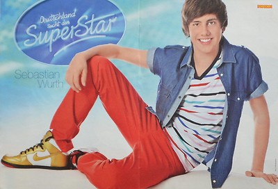 SEBASTIAN WURTH - A3 Poster (ca. 42 x 28 cm) - DSDS Clippings Fan ...