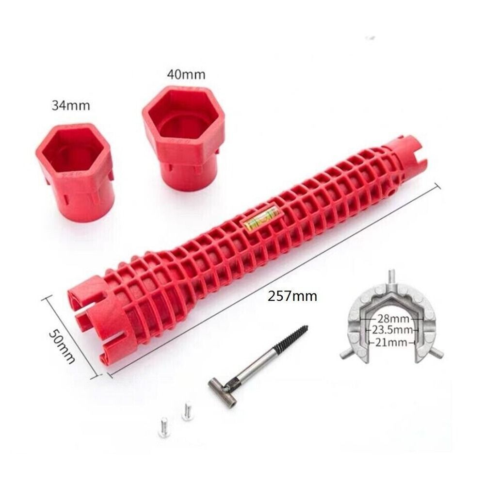 Universal Hand Tools Install Tool Bathroom Spanner Faucets Pipe Wrench ...