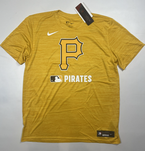 Gold 2025 Nike Authentic Collection Pittsburgh Pirates Dri Fit Shirt ...