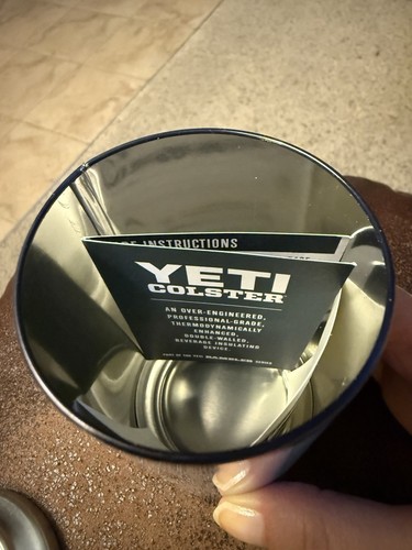 NEW YETI Pop Top, Limited Edition, "Empty Can Contains 12oz" Storage ...