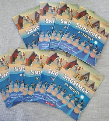 Lot 9 SNOWMEN AT NIGHT 4 HARDCOVER Guided Reading Books | eBay
