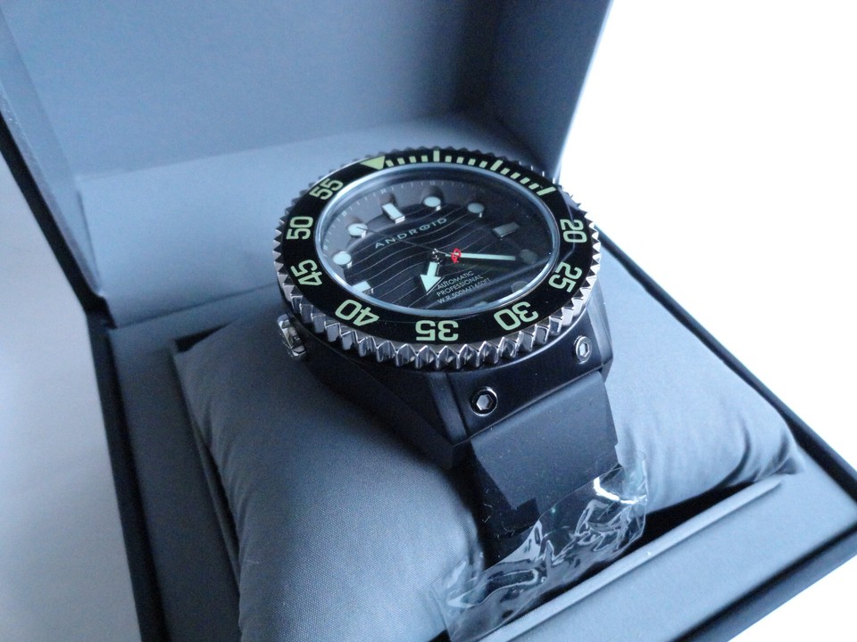 Android Men's AD576BKK Divemaster Espionage 2 Cal.TY2806 Automatic 500 ...