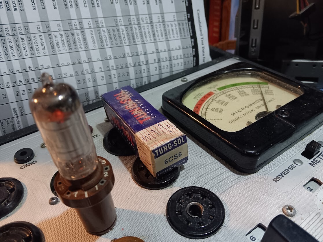 Vintage Tung Sol 6CS6 Vacuum Tube NIB NOS *TESTED* | eBay