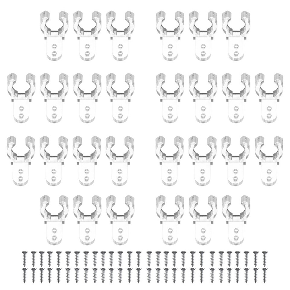 100pcs Light Holder Cord Mounting Wall Clips Led Light Clips Holder ...