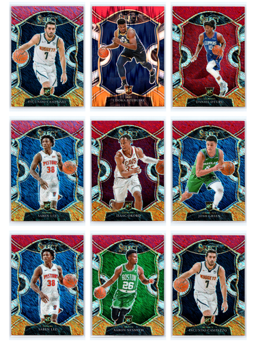 2020 Panini Select Basketball🏀9 Card Refractors Flash Prizm Rookie Lot ...