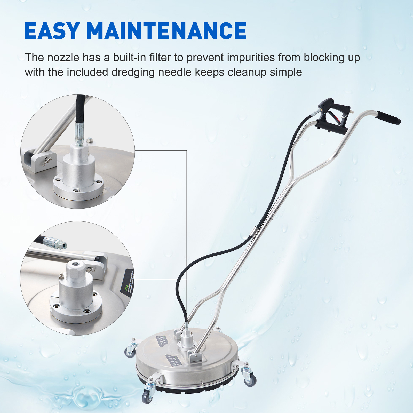 4000 PSI High Pressure Washer Water Surface Cleaner Industrial Grade ...