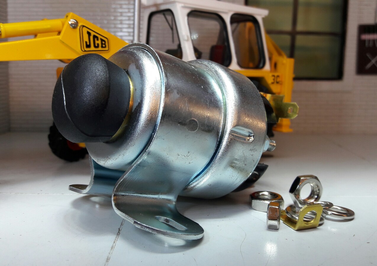 Fordson JCB 3 Digger Starter Button Switch Relay Solenoid 5 Terminal ...