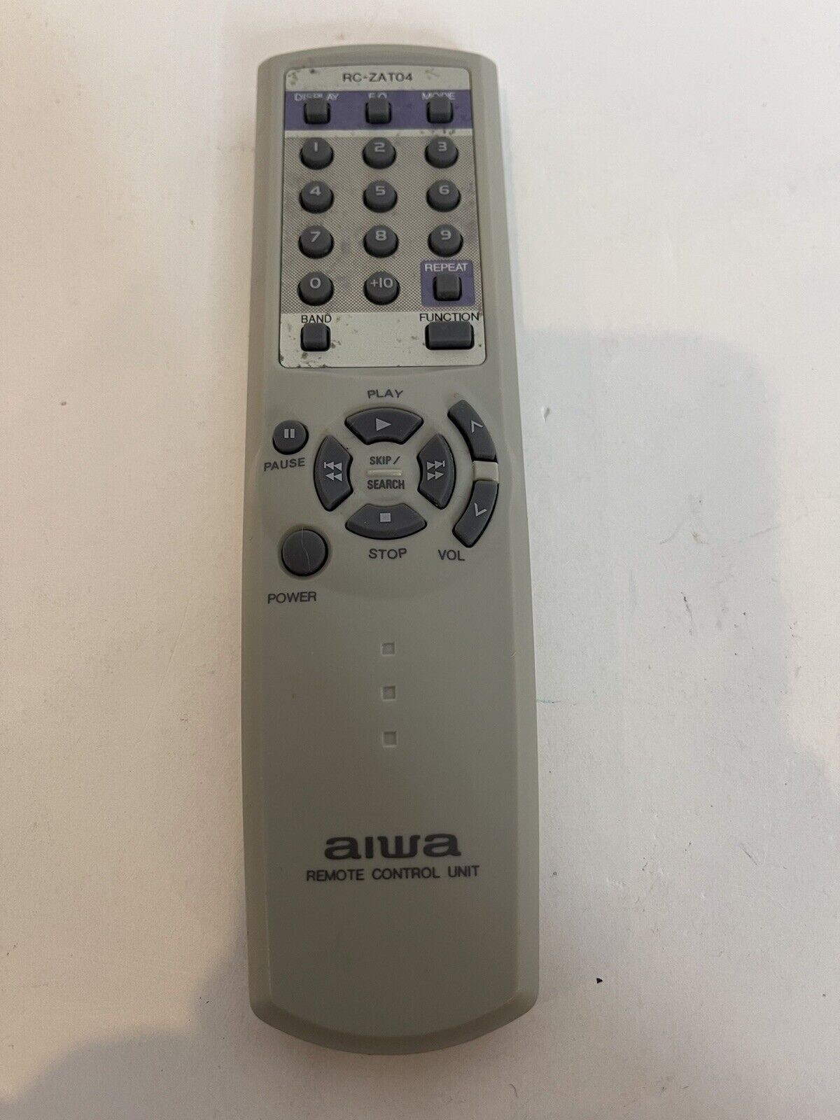 Genuine Aiwa (RC-ZAS02) Audio System Remote Control Unit without ...