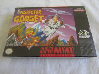 Inspector Gadget (SNES) Super Nintendo Brand New Factory Sealed 1993 ...