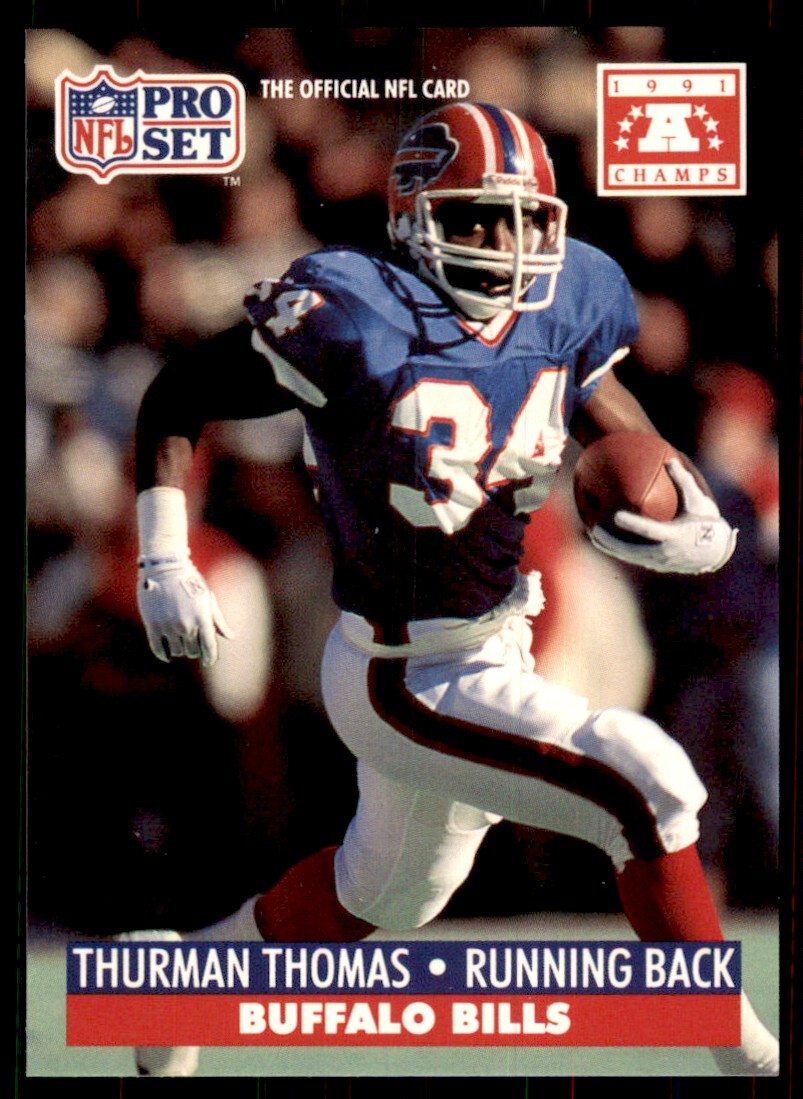 1991 Pro Set Thurman Thomas Football Card #86 | eBay