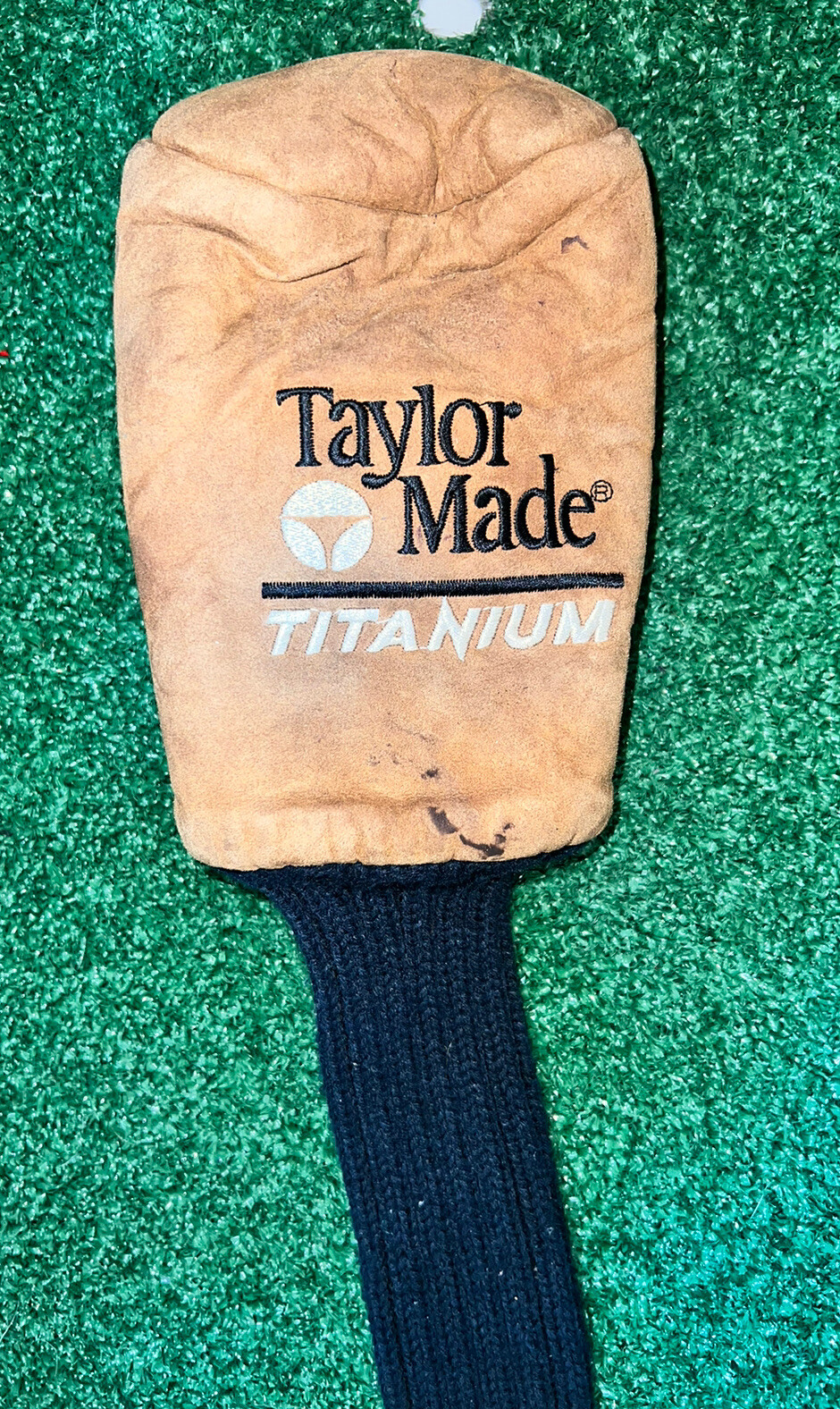 HEADCOVER : TaylorMade Titanium Golf Club Driver 1 Head Cover - Brown ...