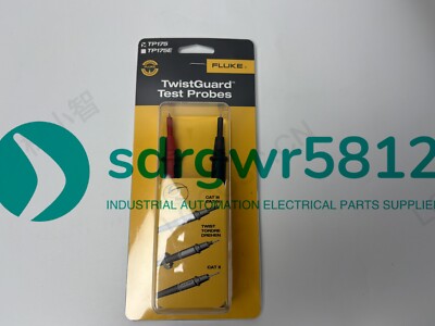 Fluke TP175 TwistGuard Test Probe, 1000V Voltage, 10A Current, 2mm Tip ...