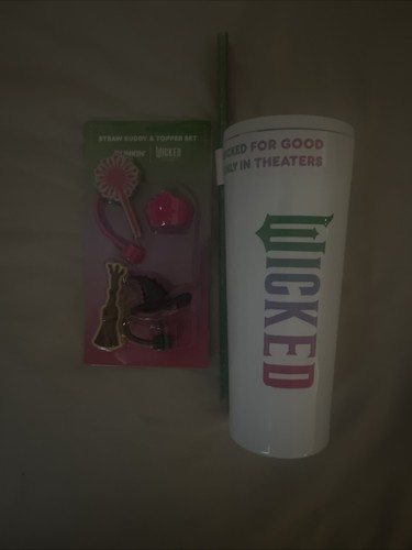 Dunkin x Wicked: Stainless Steel Tumbler Limited Edition 22oz x Straw ...