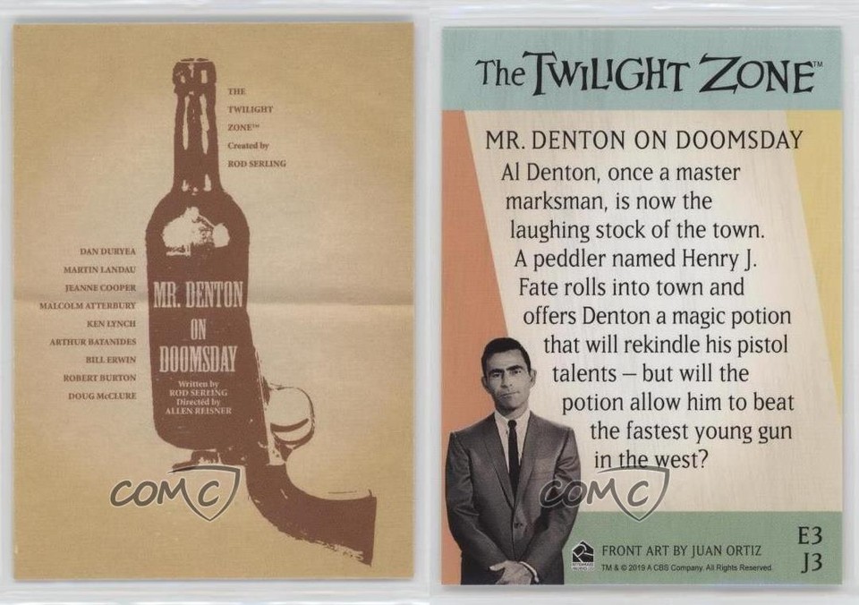 2019 The Twilight Zone: Rod Serling Edition Portfolio Prints Episodes # ...