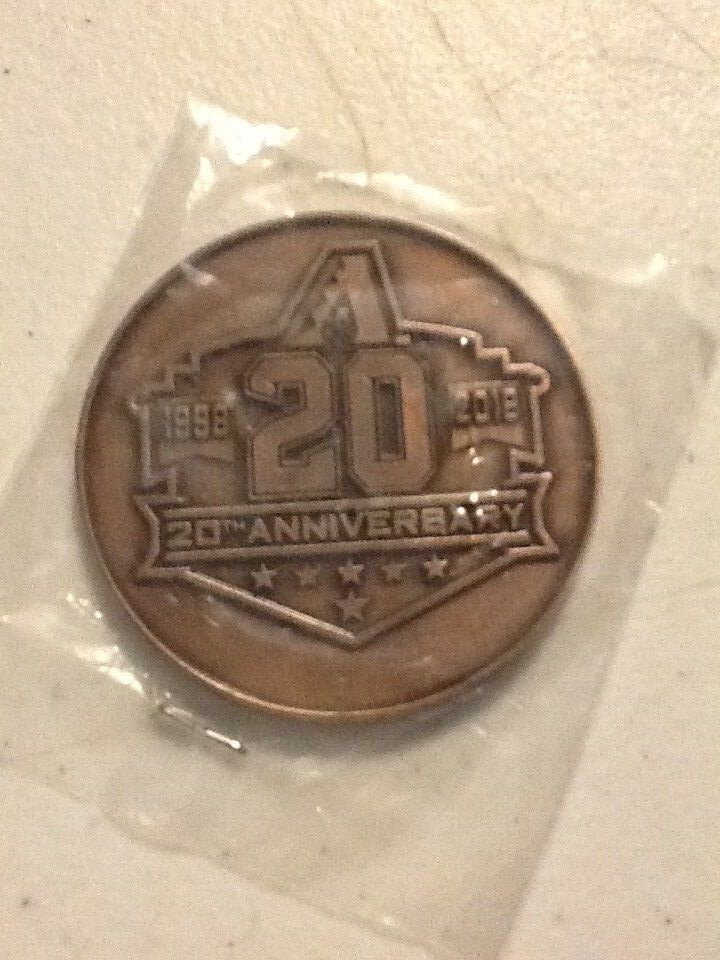 Arizona Diamondbacks 20th Anniversary Coin Token Dbacks 1998-2018 MLB ...