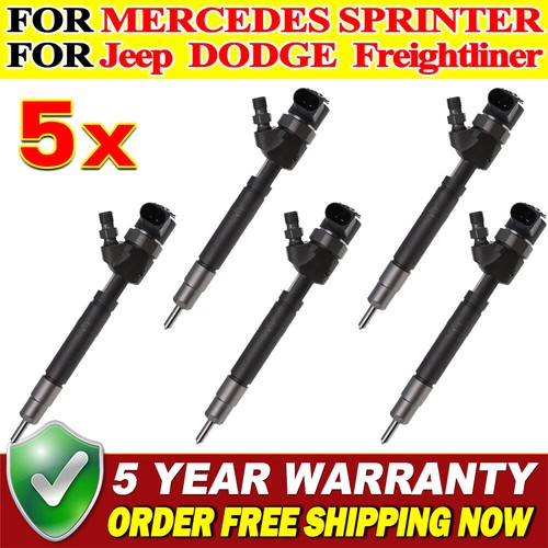 5x Diesel Fuel Injector For Mercedes Benz Sprinter Jeep Grand Cherokee ...