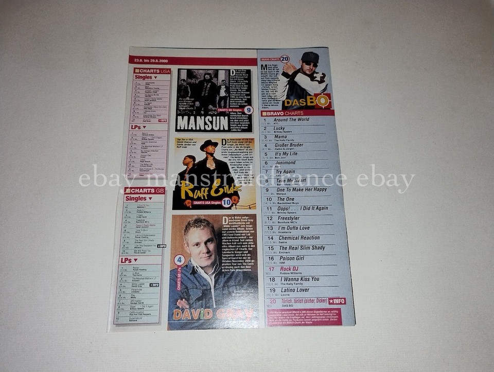 Marky Mark Wahlberg Echt Kim Madonna Louise Ciccone Mansun clippings Germany | eBay