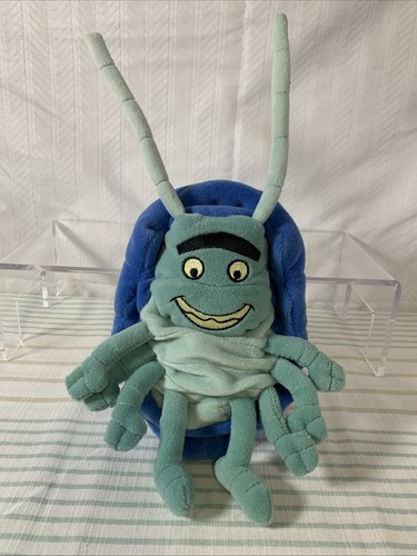 Disney Pixar A Bugs Life Roll Pill Bug 8” Stuffed Animal Toy Blue ...