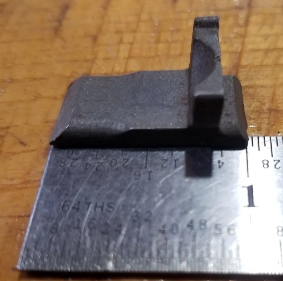 Traditional rear Sight muzzleloader pistol rifle black powder Hawken ...