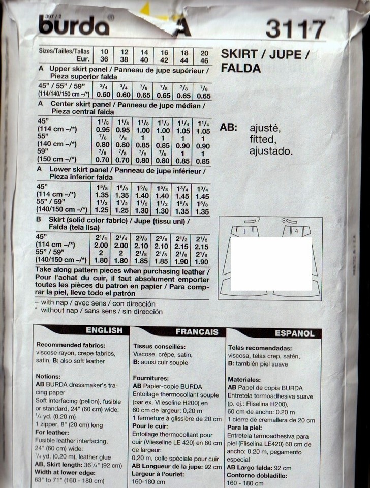 OOP Burda Sewing Pattern Misses You Pick | eBay