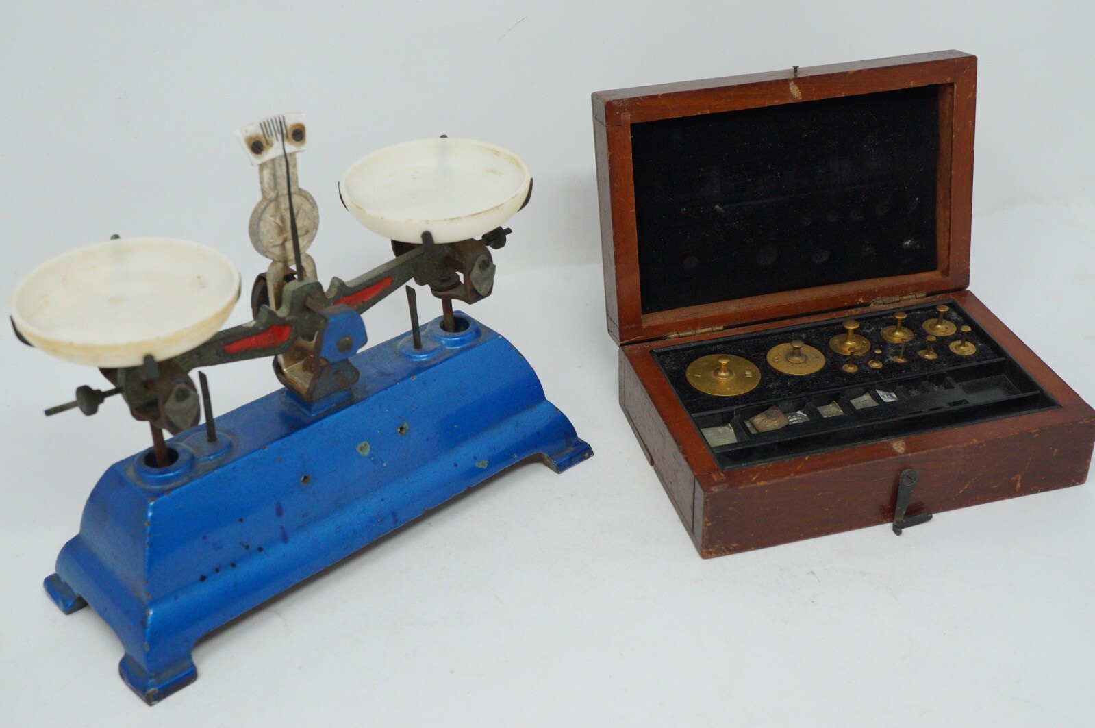 Japanese Vintage Scale Set with Original Weights Still Working from ...