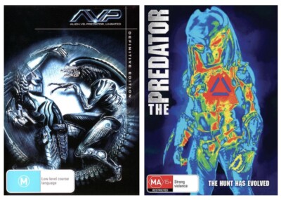 The Predator & Alien vs Predator (DVD, 2005, 2-Disc Set) 9321337046723 ...