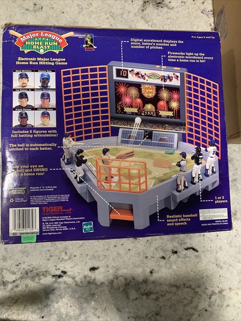 Major League Home Run Blast Tiger Electronics Game 1999 EUC Works All 6 ...