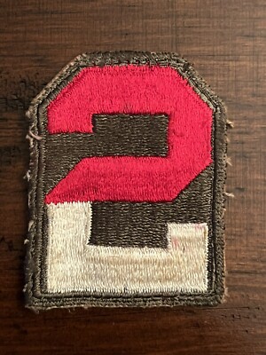ORIGINAL PERIOD WWII WW2 US 2ND ARMY PATCH FE CE | eBay