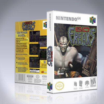 Nintendo 64 Case - NO GAME - Bio Freaks | eBay