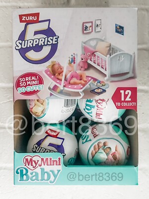 MY MINI BABY CASE OF 12x Unopened SEALED Balls ZURU 5 Surprise Mini ...