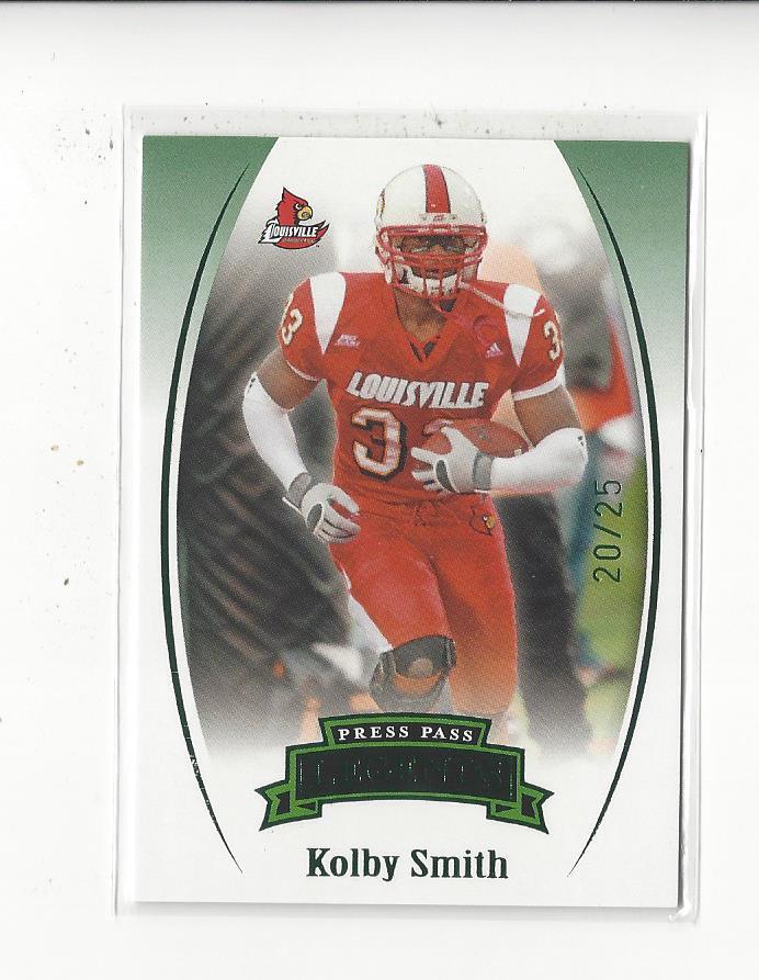 2007 Press Pass Legends - Emerald #E-28 Kolby Smith /25 (RC) for sale ...