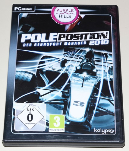 POLE POSITION 2010 - DER RENNSPORT MANAGER - PC CD ROM 4017404021223 ...