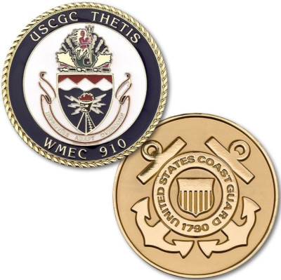 US Coast Guard Cutter USCGC Thetis WMEC 910 Challenge Coin | eBay