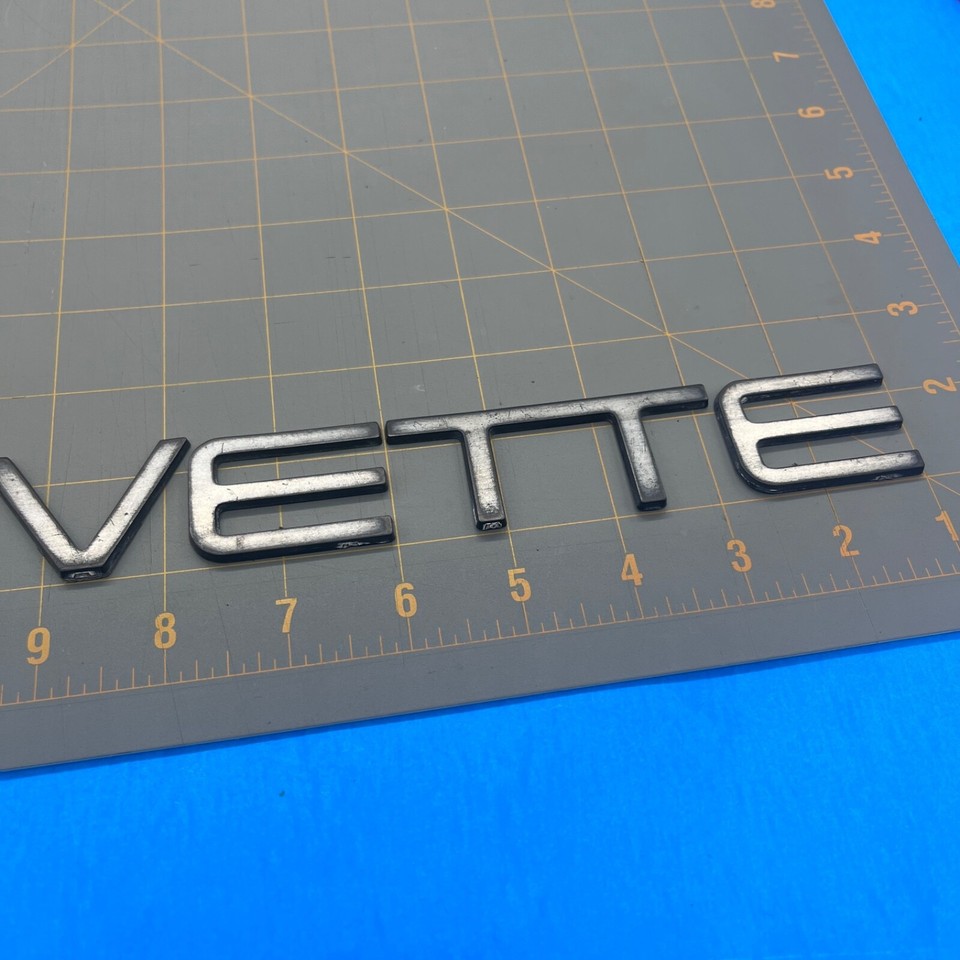 1991-1996 Chevrolet Chevy Corvette C4 OEM Factory Silver Rear Trunk ...