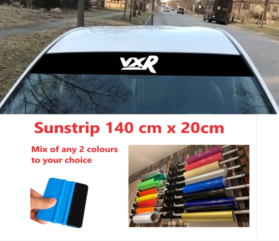 Vauxhall SUNSTRIP Insignia VXR Corsa Astra LOGO GRAPHICS DECAL STICKERS ...
