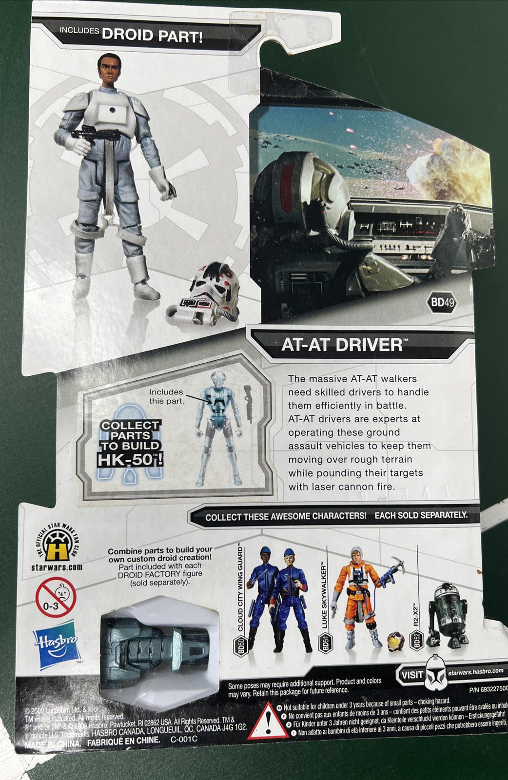 Star Wars 2009 Legacy Collection BD49 AT-AT Driver Hasbro New | eBay