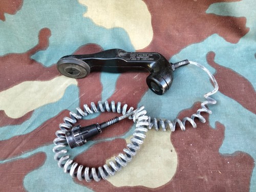 Military Radio Microphone Working Hand Set H-33 F/PT US Signal Corps | eBay