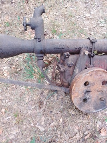 Antique Red Jacket Well Pump/ Myers Pump Jack Attached (missing handle ...