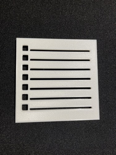 3D Printed Sticky Note List Stencil/Post It Note Checklist Template ...