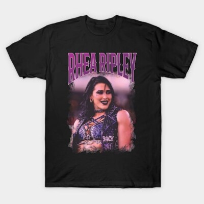 Vintage Bootleg Rhea Ripley T-Shirt | WWE Wrestling Fan Apparel | eBay