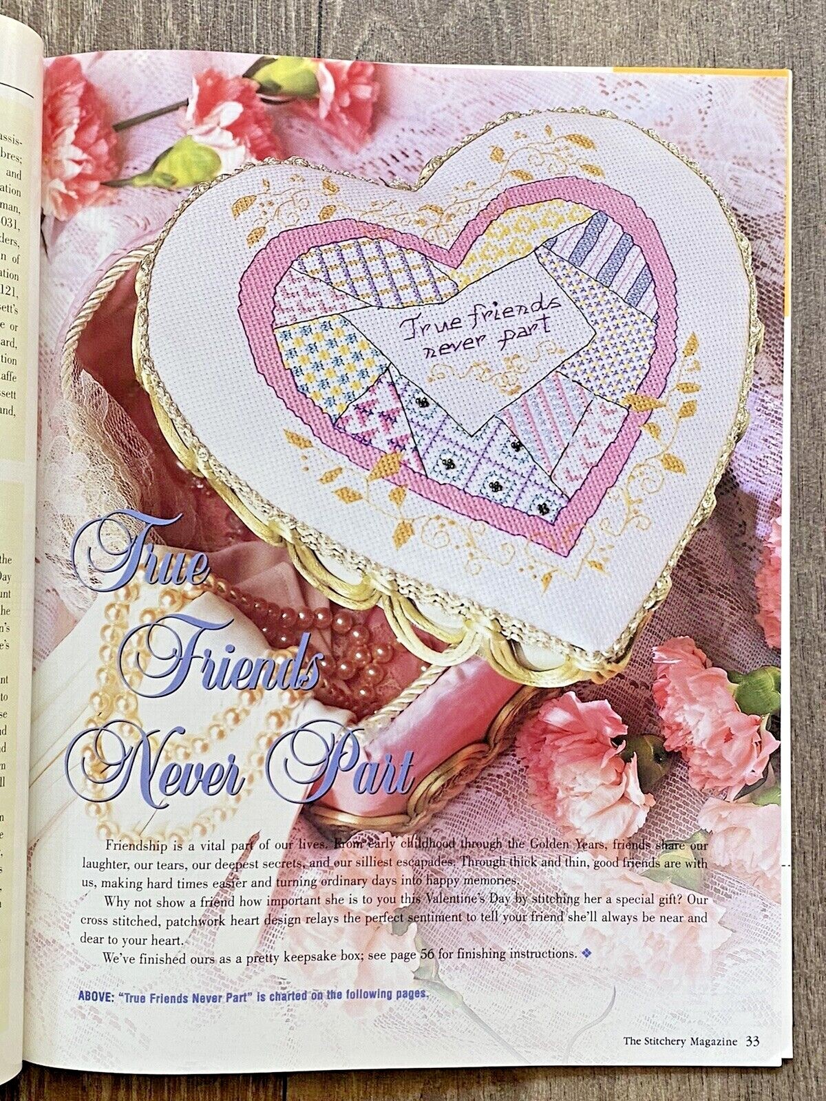 The Stitchery Magazine - Angels - Pansies - Gardens Mar. 1997 Magazine ...