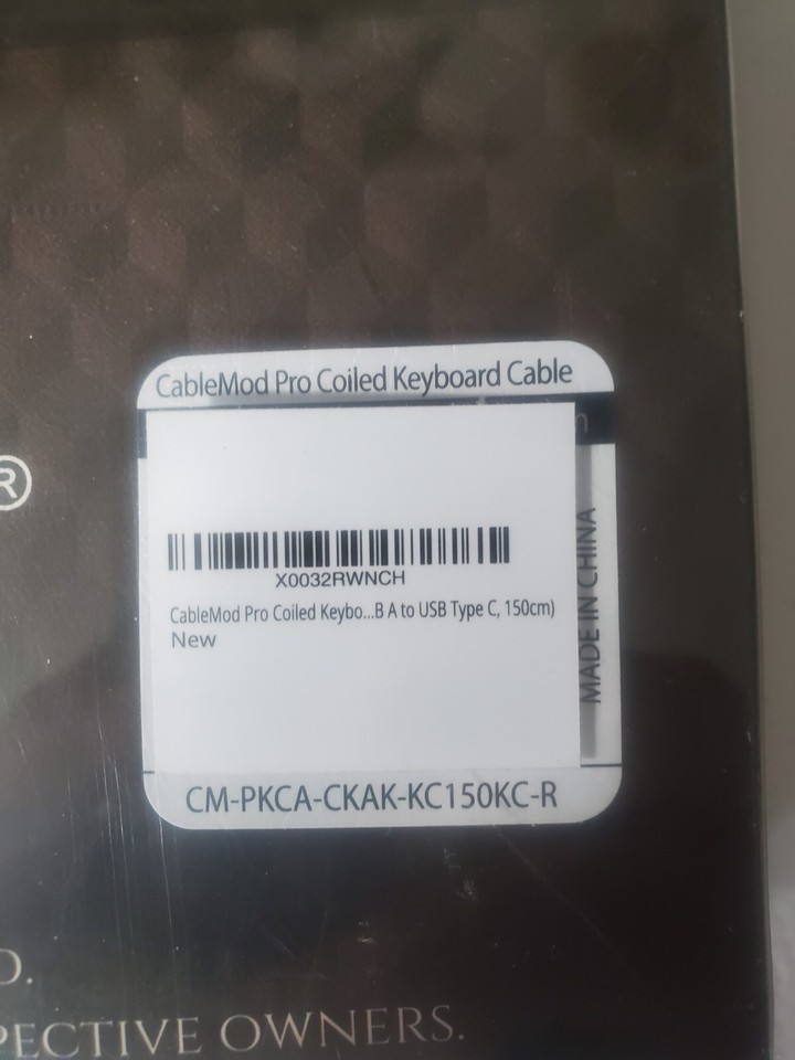 CableMod Pro Straight Keyboard Cable (Carbon Grey, USB A to USB Type C ...