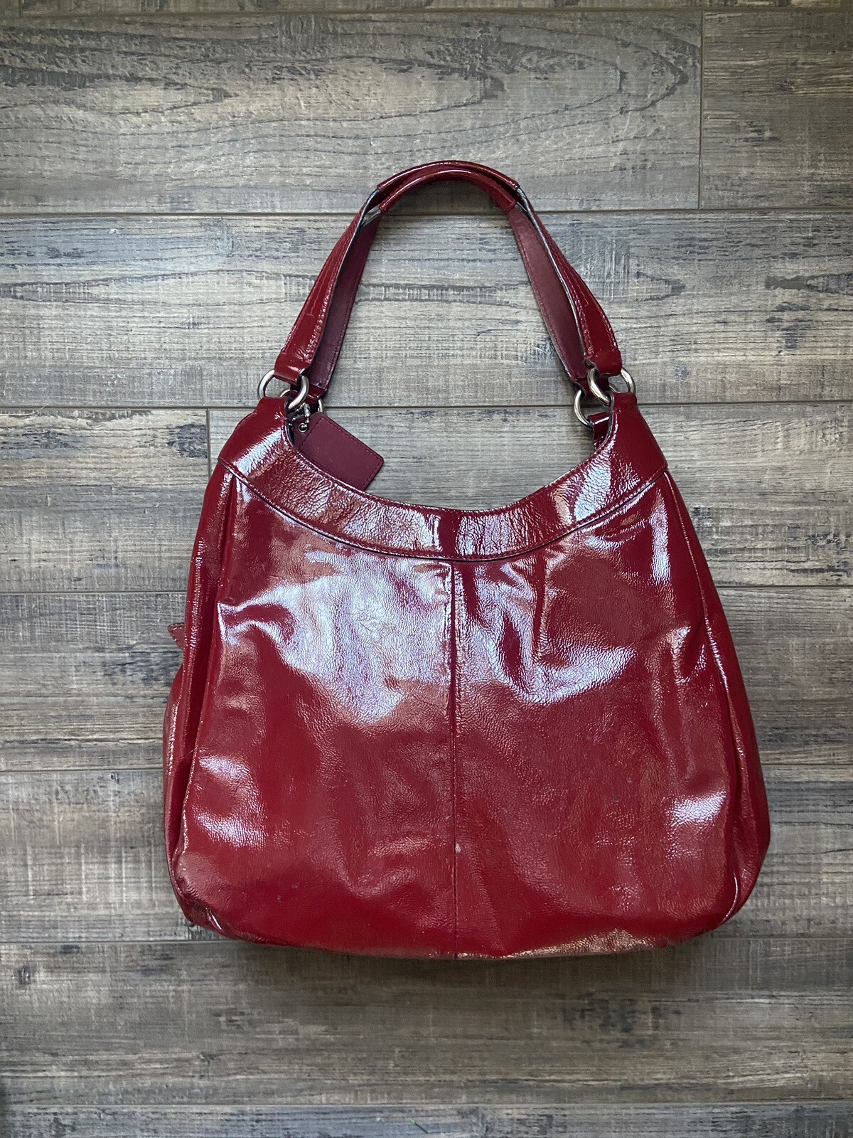 Coach Handbag Red Patent Leather** Reduced** - Gem