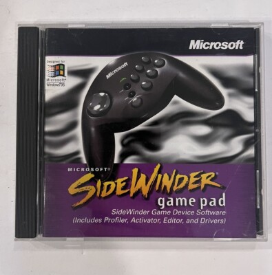 Microsoft SideWinder Game Pad Pro Controller Installation Disc Manual ...
