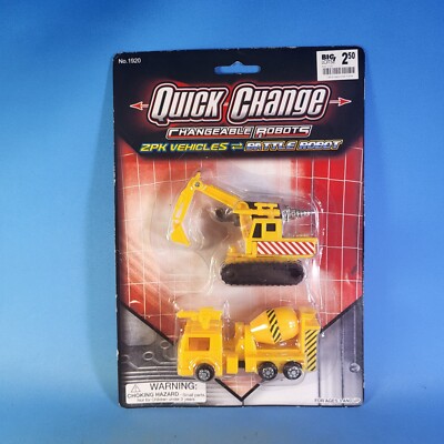 Quick Change Transforming System Battle Robot Construction Big Lots ...