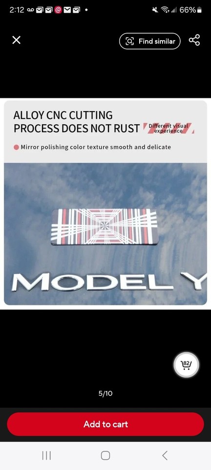 TESLA Model S 3 X Y Rear Tailgate Plaid Emblem Logo Badge OEM Size | eBay