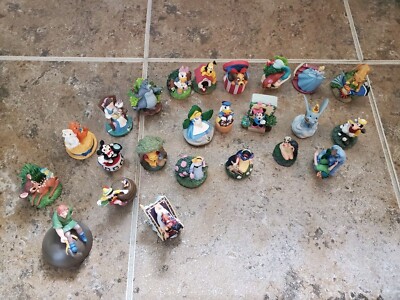 Lot of 24 Lenox Collectible Disney Thimble Figures 2" Mickey Mouse ...