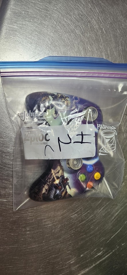 Xbox 360 transparent halo Wireless controller, Clear Translucent Back ...