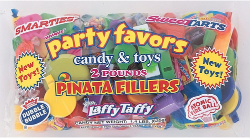 Assorted Candy & Favors Festive Pinata Filler (2 Lbs) - 1 Pack, Unique ...