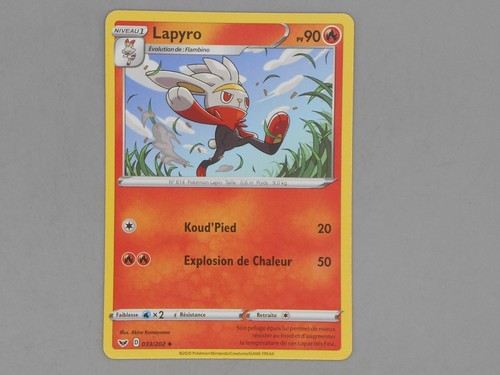 Pokemon Lapyro - Niv. 1 - 033/202 Losange - 2020 | eBay